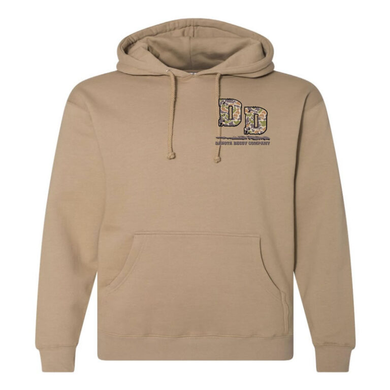 DD CAMO LOGO HEAVY WEIGHT HOODED SWEATSHIRT